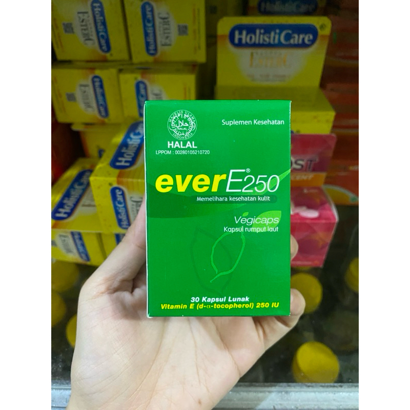 Jual Ever E 250 30 Kapsul Suplemen Kesehatan kulit | Shopee Indonesia