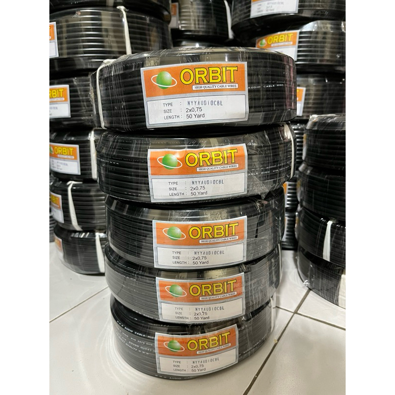Jual kabel listrik/audio ORBIT 2x0,75 50 YARD (Serabut Tebal isi 2) | Shopee Indonesia