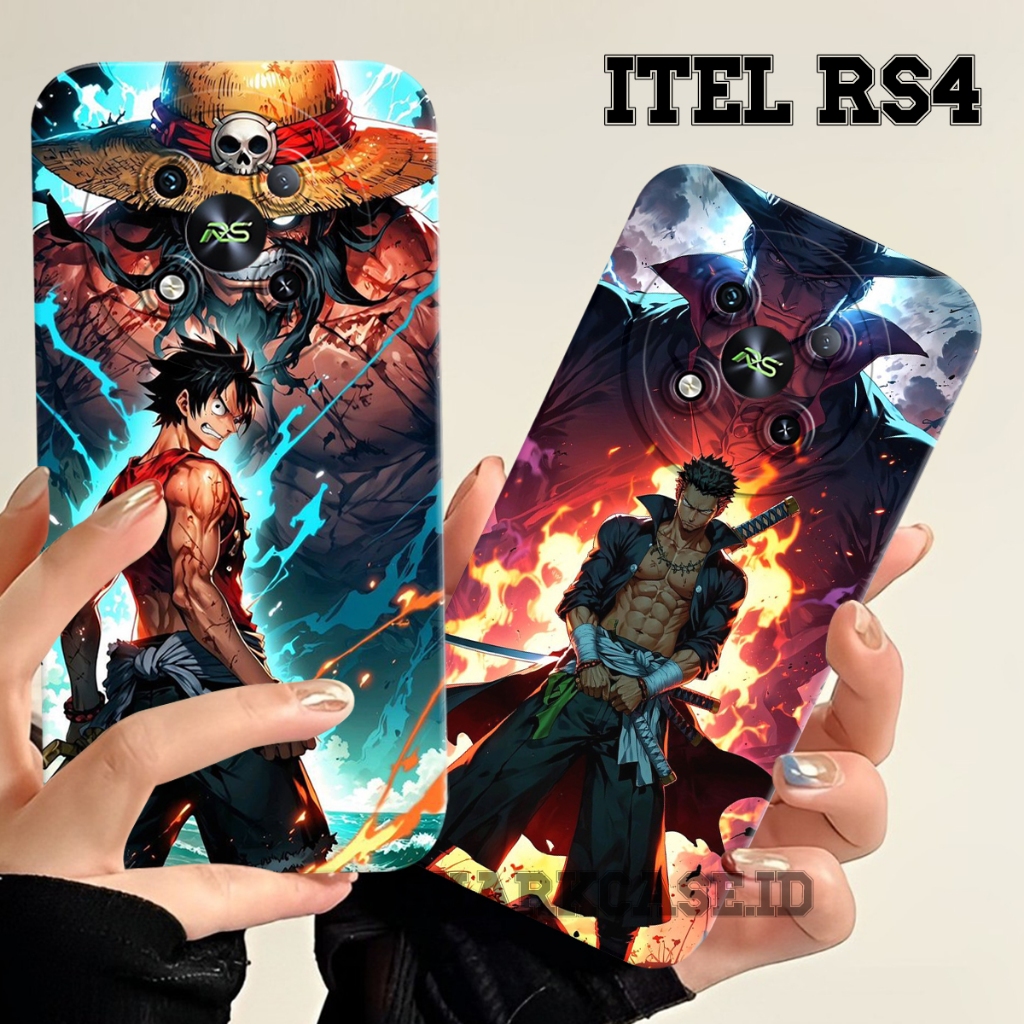 Jual [SHARK CASE] Softcase ITEL RS4 2024 - Motif Anime Keren - Casing ...