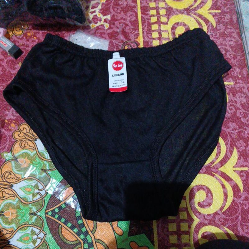 Jual CD wanita warna hitam ukuran L sampai XL murah dan lembut dipakai ...
