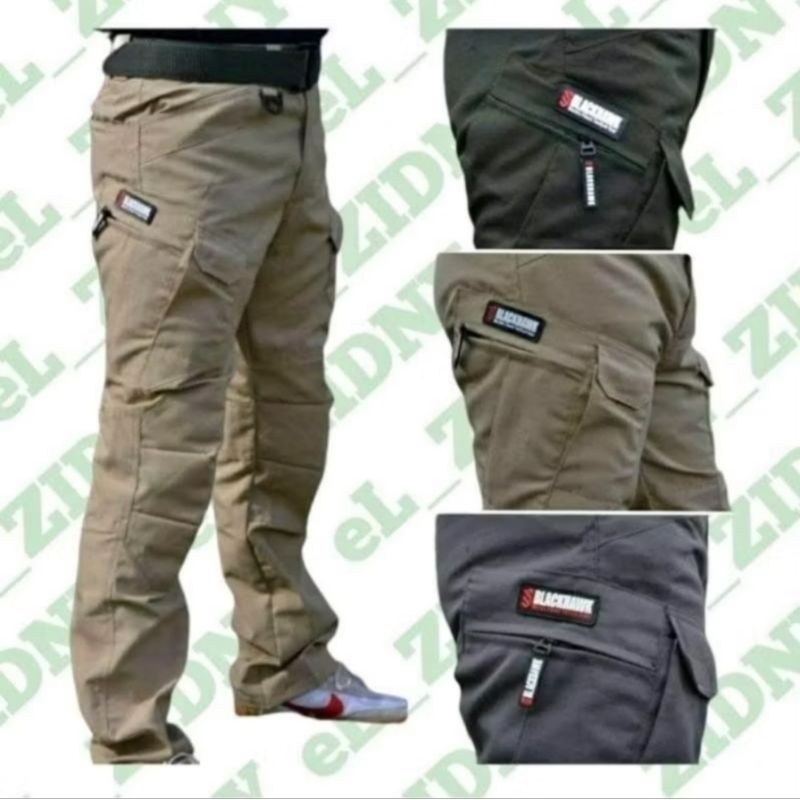 Jual Celana Cargo Premium / Celana Blackhawk Tactical Pria Original Buat Lapangan Pdl Naik ...