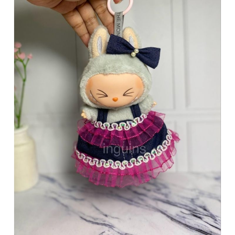 Jual Baju Labubu Dress Ready stok/labubu clothes 17cm/labubu macarons ...