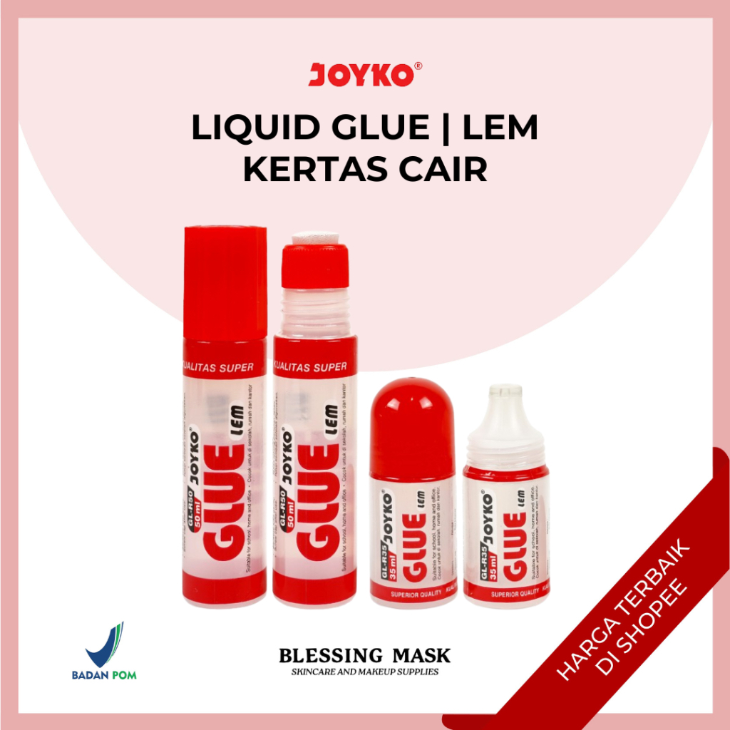 Jual JOYKO Liquid Glue | Lem Kertas Cair Joyko GL-R35 | R50 | ATK ...