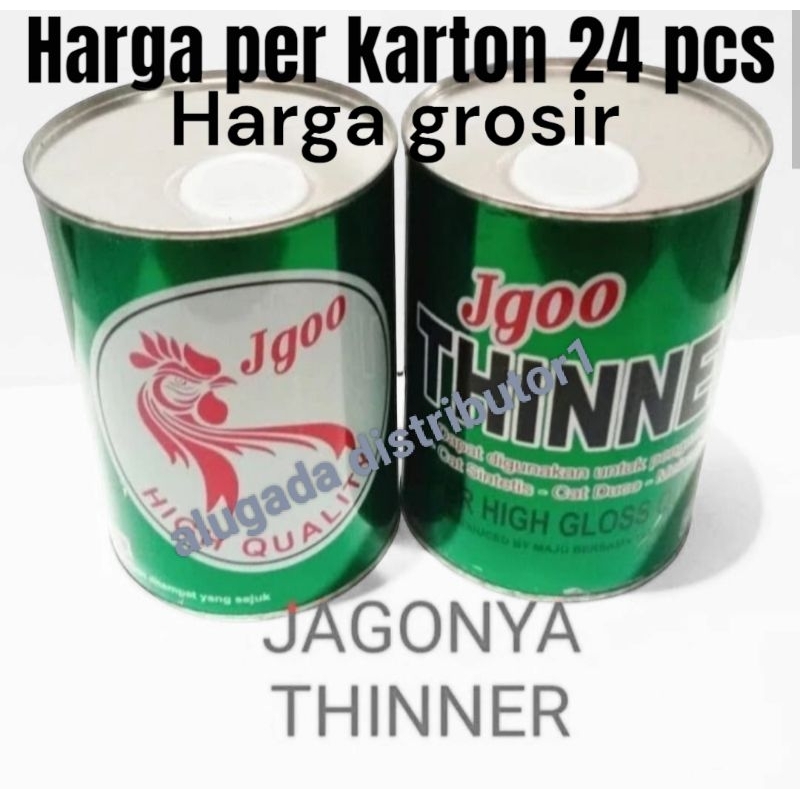 Jual thiner ND SUPER cap JGOO cepat kering kemasan kaleng isi 24 pcs ...