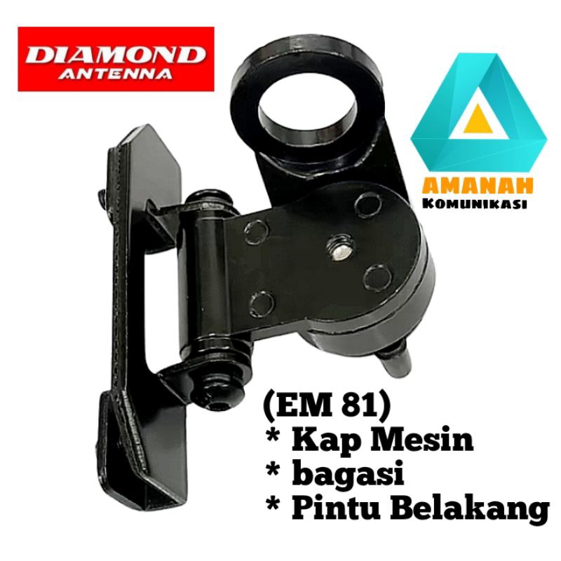 Jual Bracket antena Radio Rig Mobil jepit em 81 diamond jepit pintu kap ...