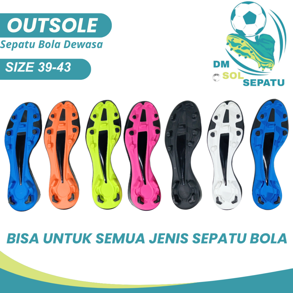 Jual SOL BAWAHAN TELAPAK SEPATU BOLA | Outsol Sepatu Bola Tempo 39-43 ...