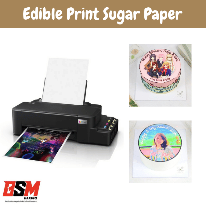 Jual Edible Printing (BISA DIKIRIM DIHARI YANG SAMA) Cetak Edible Print ...