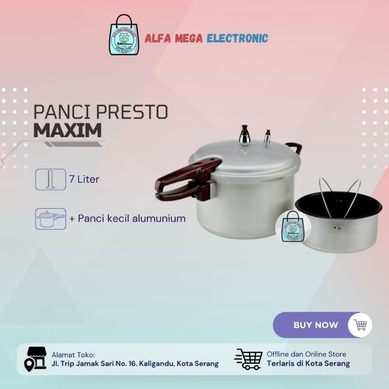 Jual Panci Presto Maxim 7 Liter | Shopee Indonesia