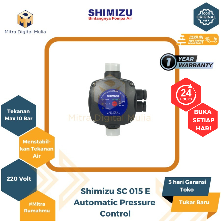 Jual Shimizu SC 015 E Automatic Pressure Control | Shopee Indonesia
