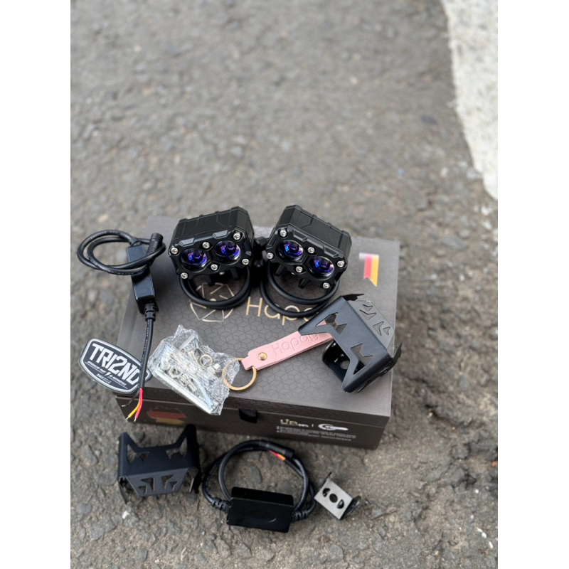 Jual Mini Projie Hapag 2 Mata Blue Lens / Mini Laser Hapag 2 Mata 50W 2 ...