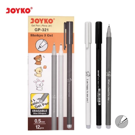 Jual Erasable Pen Joyko GP-321 Shokyo 3 bolpen gel Erasable bisa ...