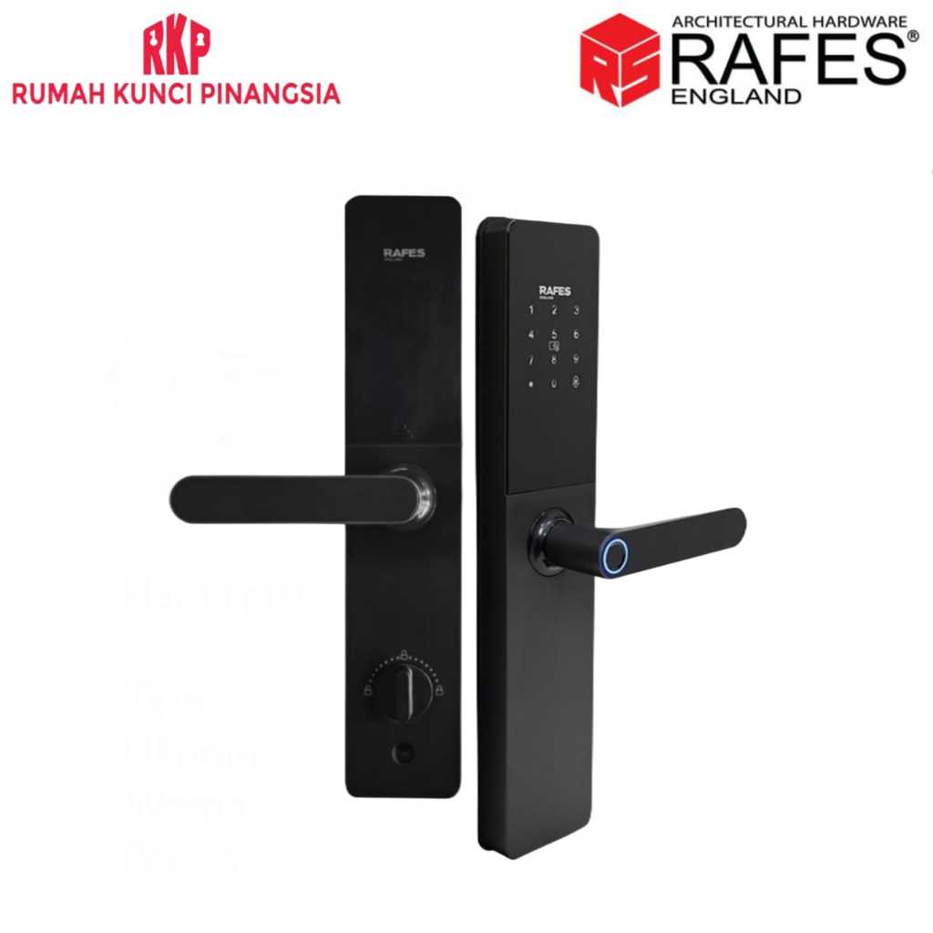 Jual Smart Digital Door Lock Kunci Pintu Digital RAFES KH 1606 | Shopee ...