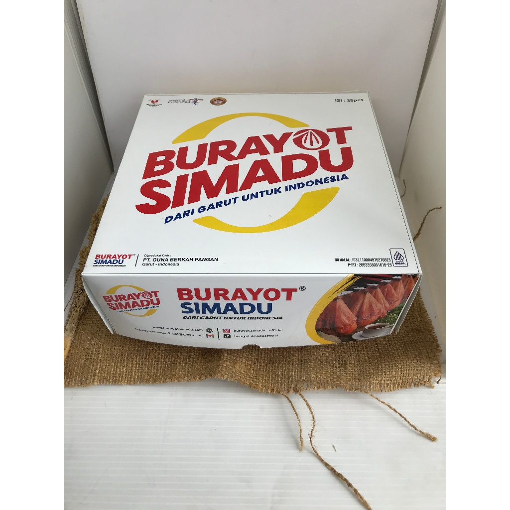 Jual BURAYOT SIMADU Gula Crunchy Gula Aren Lumer kemasan box 35pcs ...