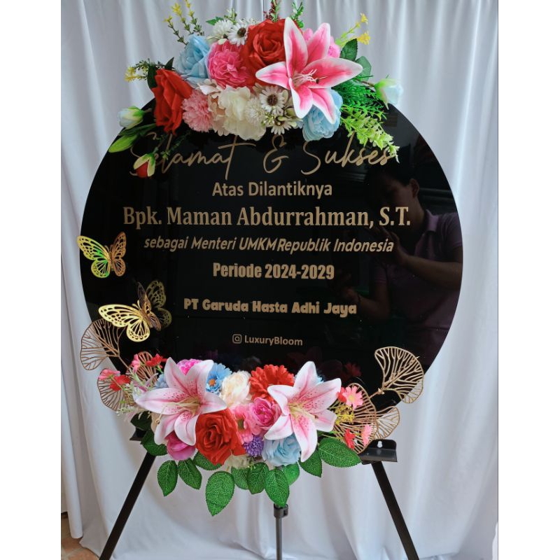 Jual Papan bunga Akrilik/papan ucapan selamat | Shopee Indonesia