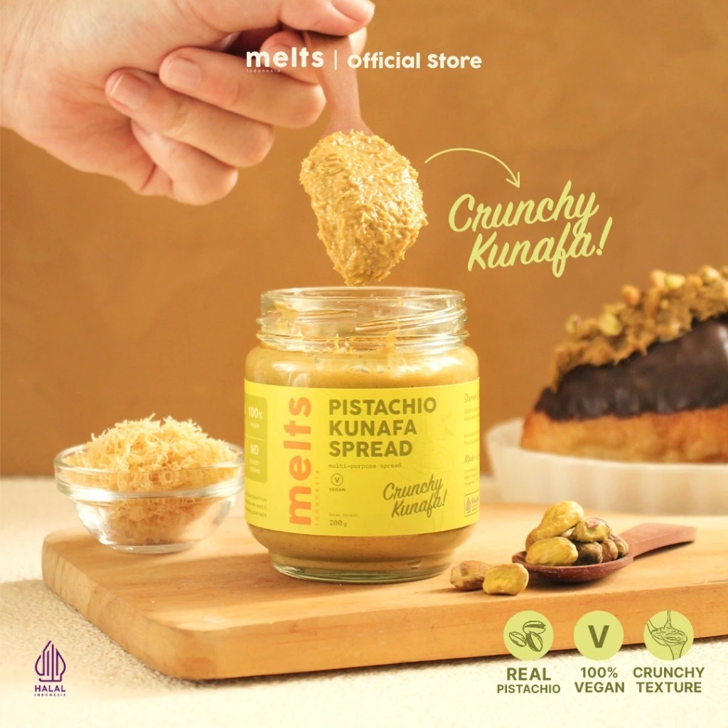 Jual Melts - Pistachio Kunafa / Pistachio Spread - 200gr - Selai Kacang ...