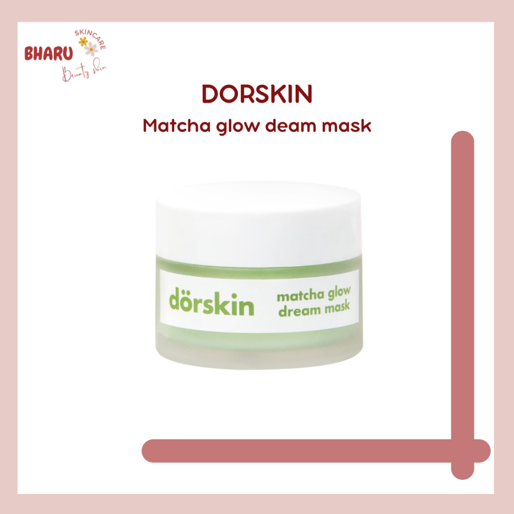 Jual DORSKIN MATCHA GLOW DREAM MASK - SLEEPING MASK | Shopee Indonesia