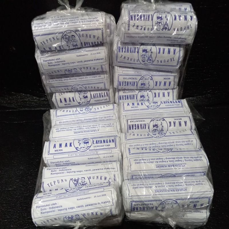 Jual TEPUNG HUNKWE CAP ANAK LAYANGAN ISI 10 PCS | Shopee Indonesia