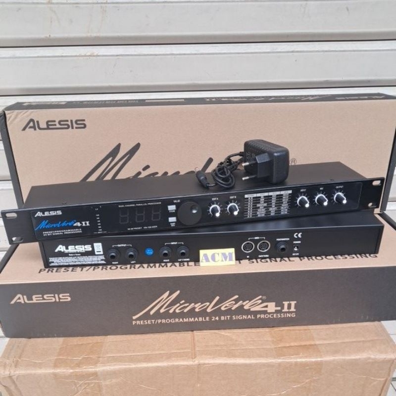 Jual EFFECT VOCAL ALESIS MICROVERB4 II MADE IN TAIWAN KUPING BESI ...