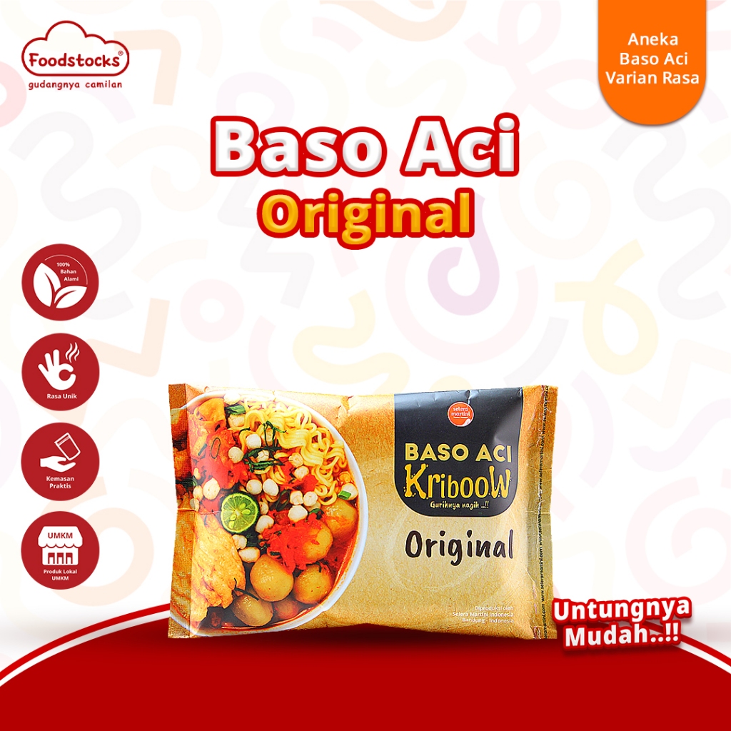 Jual Selera Martini - Baso Aci Kriboow Original Rasa Ayam Bawang ...
