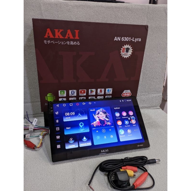 Jual head unit android ukuran 9 inch dan 10 merek AKAI | Shopee Indonesia
