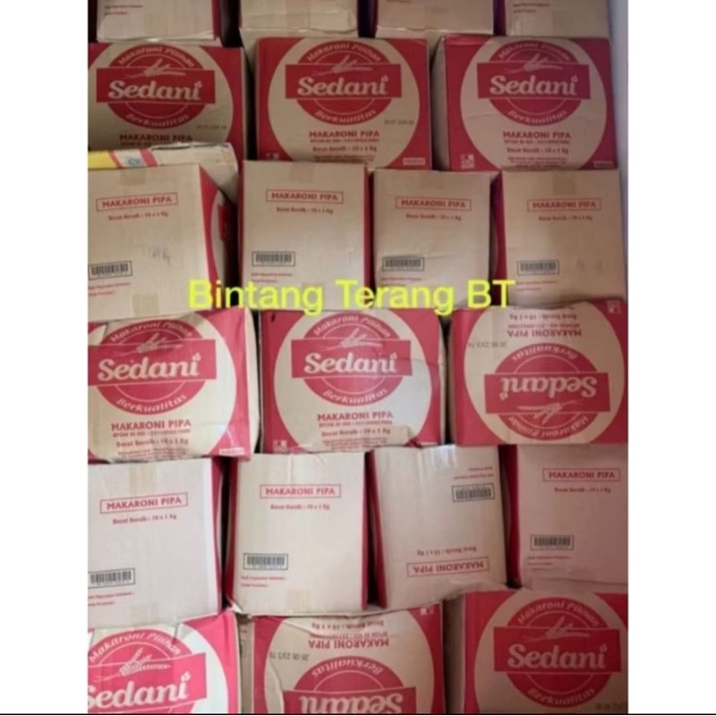 Jual Makaroni Sedani Pipa / Spiral 1 dus 10 pcs x 1 kg / Makroni ...