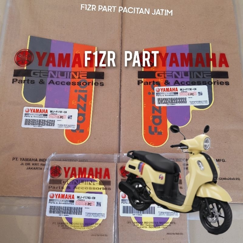 Jual STRIPING STIKER FAZZIO FAZIO KUNING YELLOW SOLiD 1 2024 2025 ...