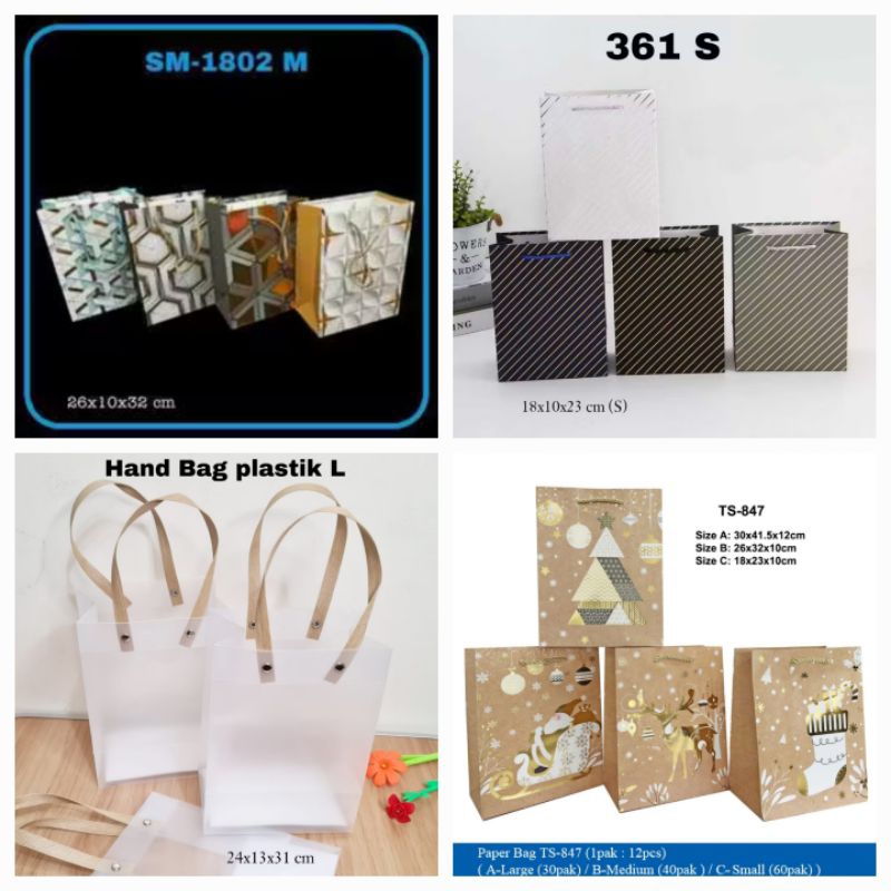 Jual Paper Bag/ Goodie Bag/Hand Bag Kertas/ Tas Serbaguna/ Tas Tenteng Menara Tower Eifel S ...