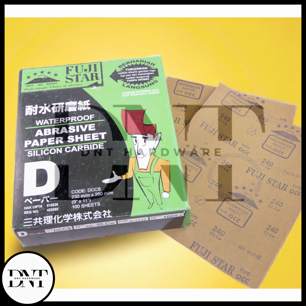 Jual [BOX] Amplas / Kertas Gosok FUJISTAR no. 80 - 360 | Shopee Indonesia