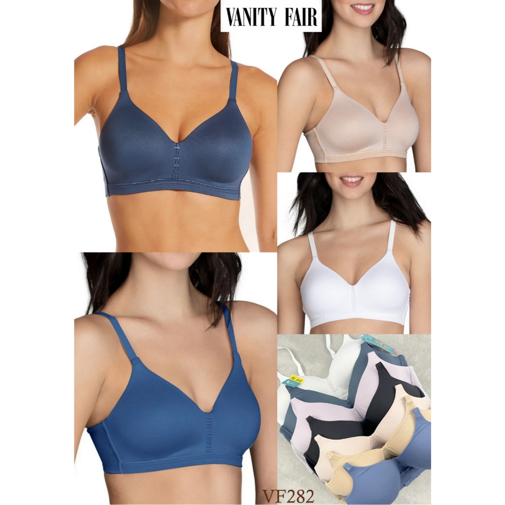 Jual Bra Wanita Tanpa Kawat Busa Tipis Full Cup VANITY FAIR Big Size 38C 40DD 42B Jumbo Wireless ...