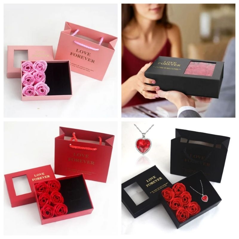 Jual VALENTINE FOREVER LOVE PROMISE RING BOX HIDDEN JEWELRY GIFT BOX ...