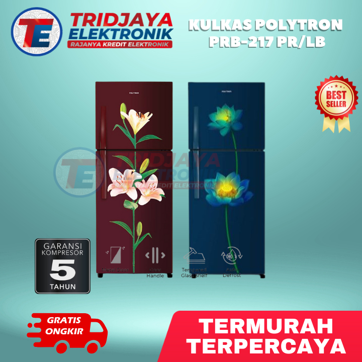Jual Kulkas Polytron 2 Pintu 210 Liter PRB-217 PR/LB Garansi Resmi ...