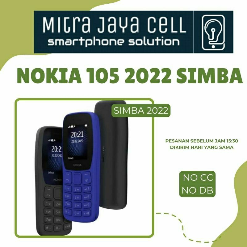 Jual Handphone Nokia 105 2022 Garansi Resmi TAM | Shopee Indonesia