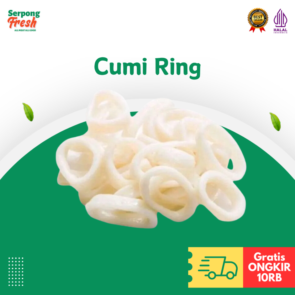 Jual Cumi Ring 1kg Segar Fresh Laut Basah Besar Mentah | Shopee Indonesia