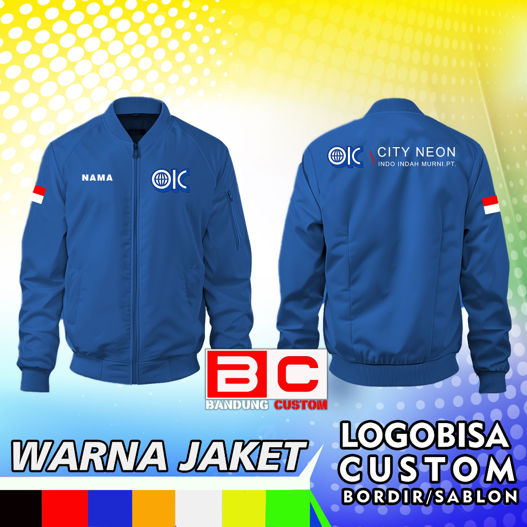 Jual JAKET OIC/JAKET OIC - PT. CITY NEONINDO INDAH MURNI/JAKET BOMBER ...