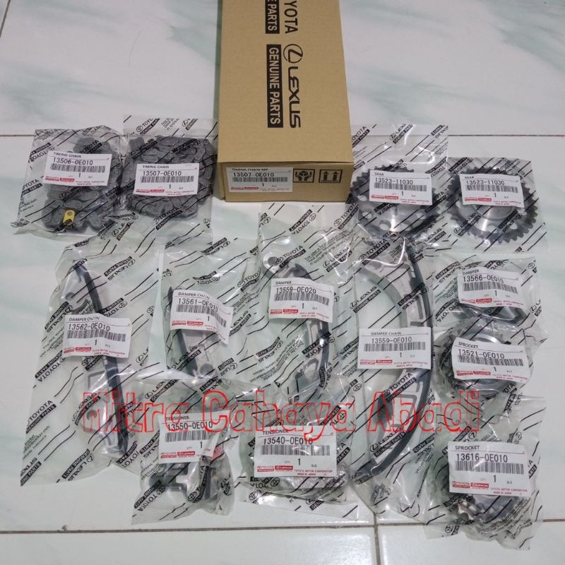 Jual Timing kit set timing chain full set Toyota Hilux 1GD 2GD 2017 ...