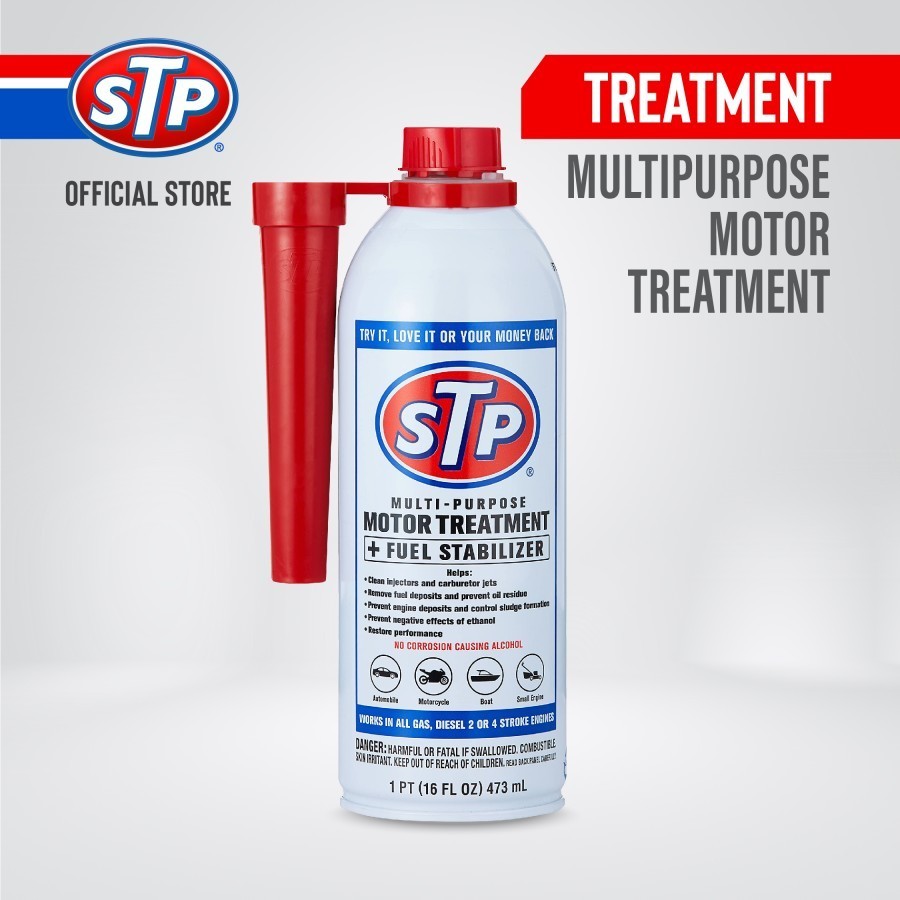 Jual STP Multipurpose Motor Treatment Additive Bensin Diesel Solar Oli ...