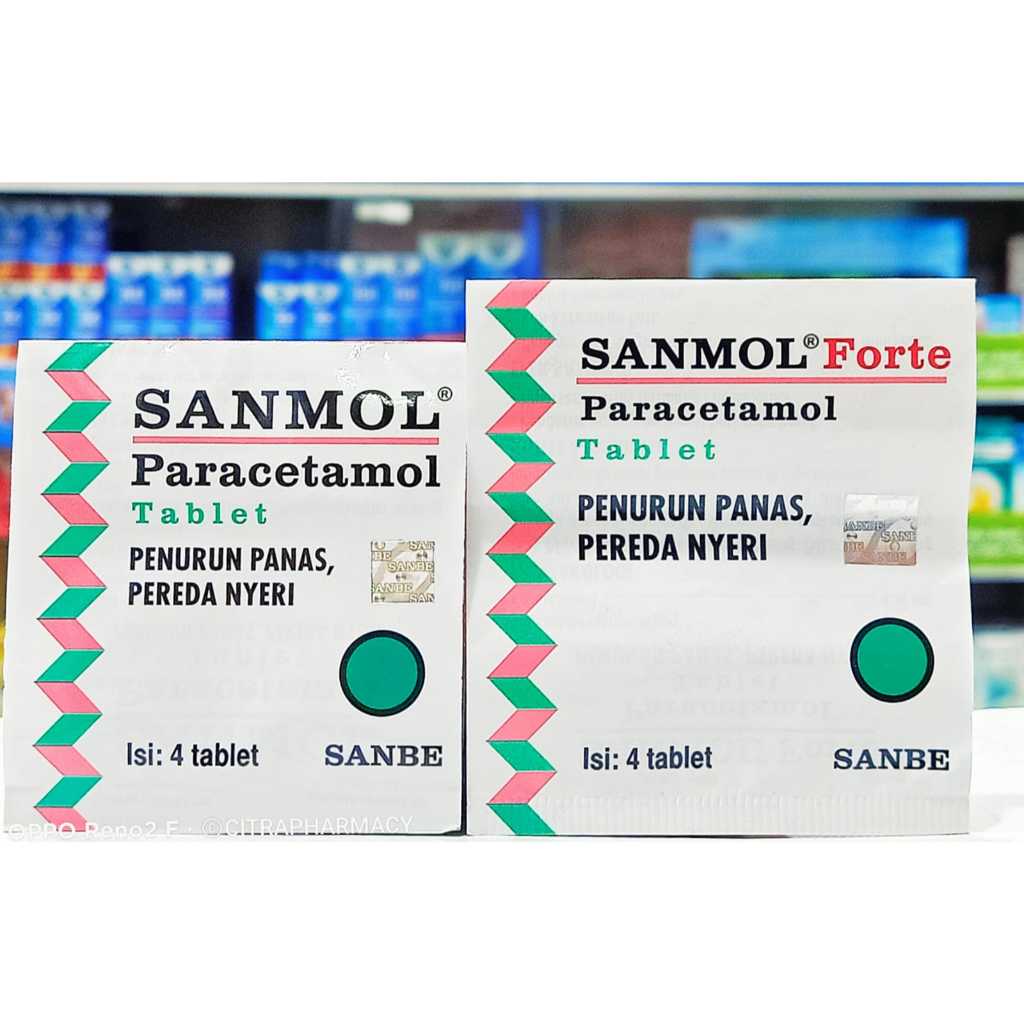 Jual Sanmol 500MG & Forte 650MG 𝟏 𝐒𝐭𝐫𝐢𝐩 𝐈𝐬𝐢 𝟒 𝐓𝐚𝐛𝐥𝐞𝐭 - Obat Demam Anak ...