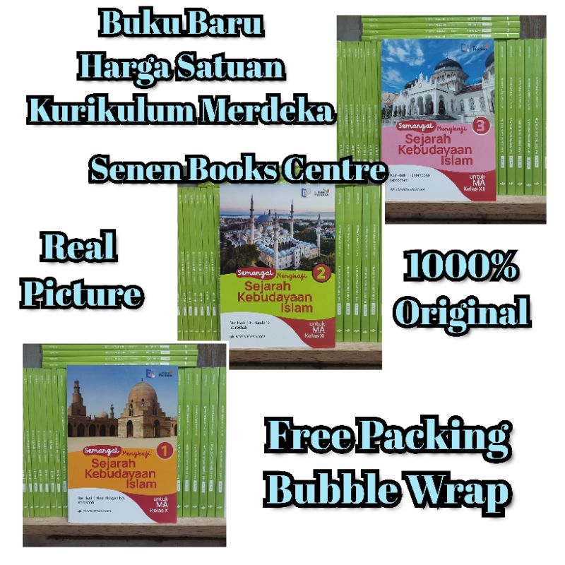 Jual Buku Semangat Mengkaji Sejarah Kebudayaan Islam SKI Kelas 1 2 3 / X XI XII MA Erlangga ...