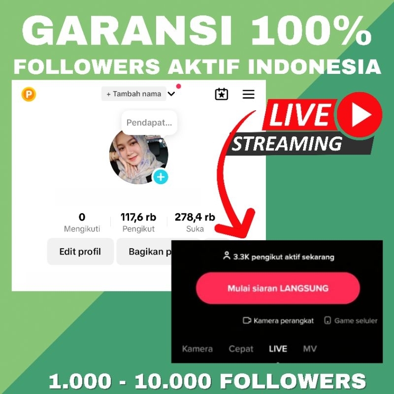 Jual Akun Tiktok Follower Fyp Permanen | Shopee Indonesia