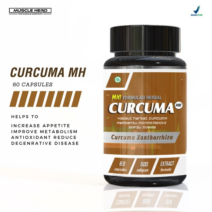 Jual Curcuma 500 MG 60 kapsul Penambah Nafsu Makan dan Berat Badan BPOM ...