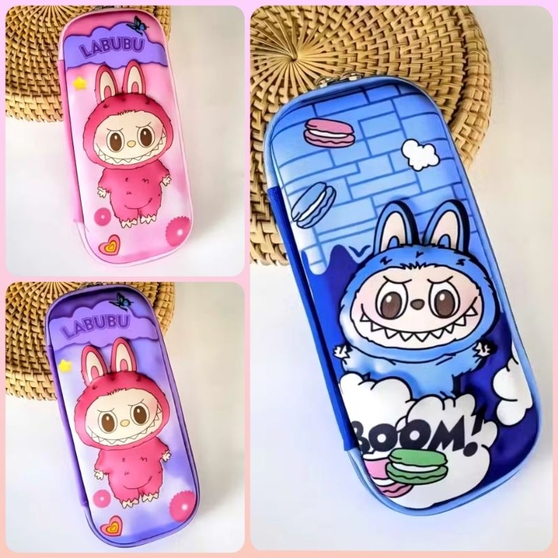 Jual tempat pensil labubu / kotak pensil labubu / tempat pensil kuromi ...