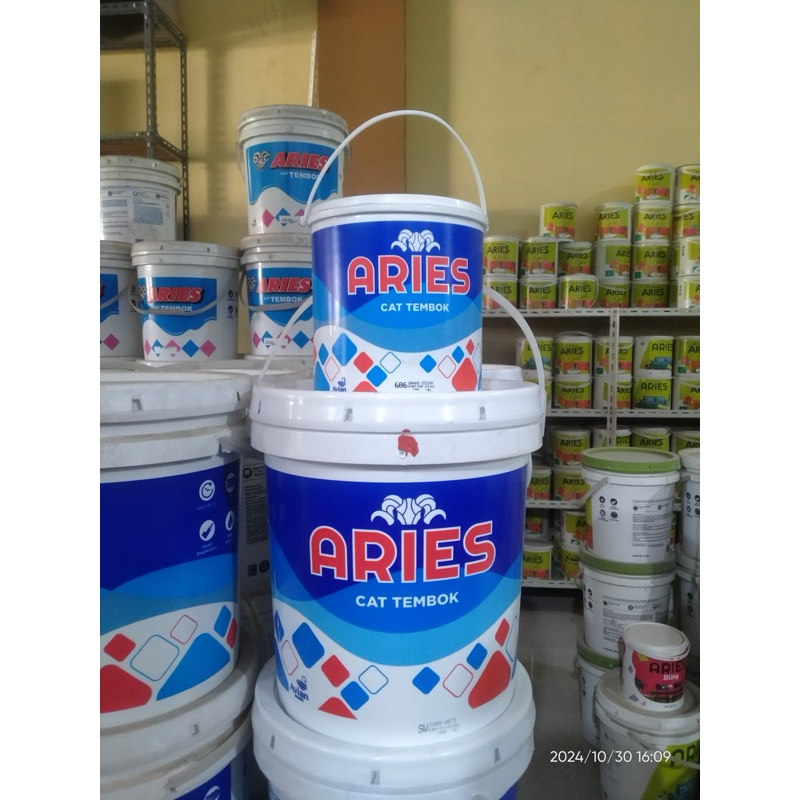Jual Cat tembok aries 20 kg , harga ekonomis dan ramah di kantong ...