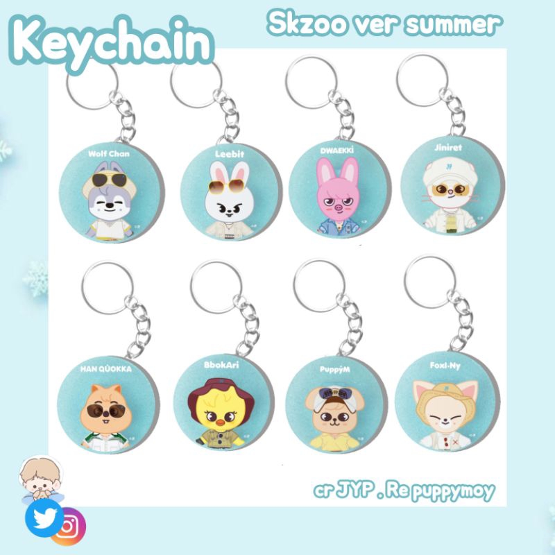 Jual SKZOO KEYCHAIN SKZ STRAY KIDS GANTUNG KUNCI TAS IMUT KOREA KPOP ...