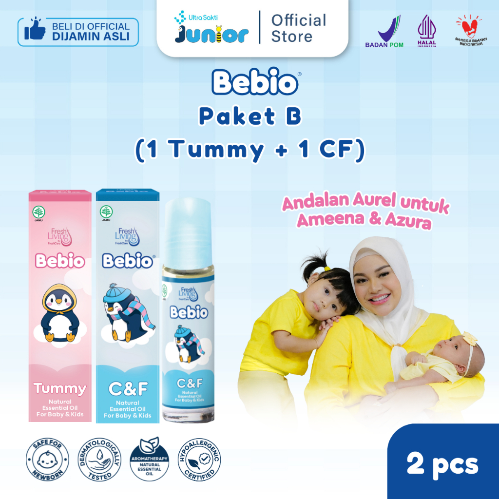 Jual BEBIO Paket B Tummy + C&F Essential Oil Bayi dan Anak | Shopee ...