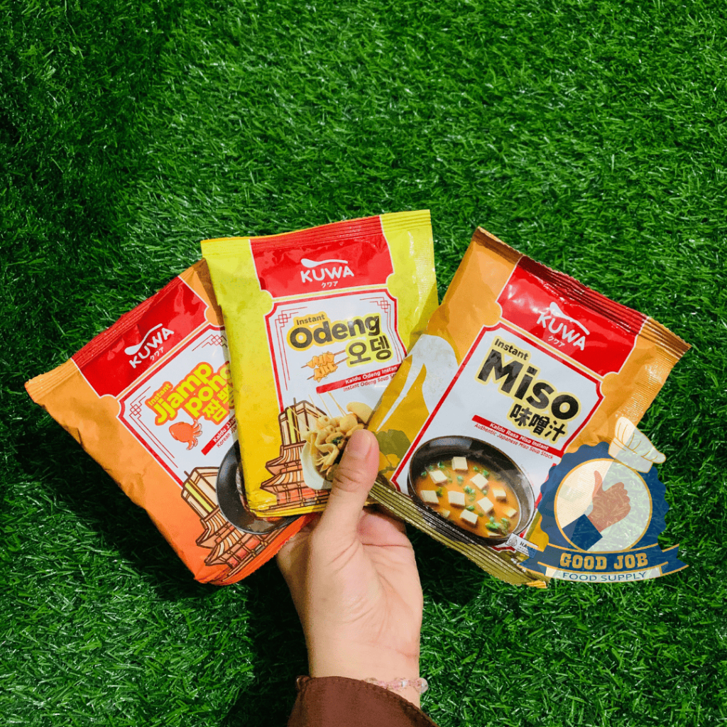 Jual KUWA Miso & Jjampong Soup Instan 40 g Halal I Kaldu Soup Instan ...