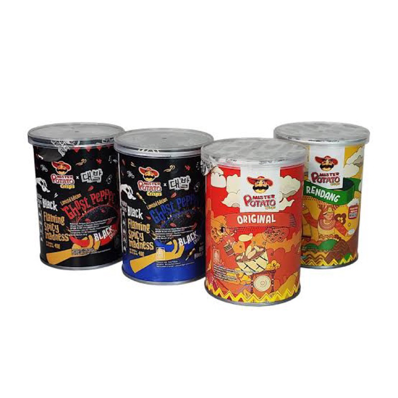 Jual mister potato ghost pepper 40g - mister potato keripik kentang ...