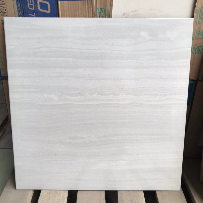 Jual keramik putih motif abu 50x50 (glossy)/ keramik lantai abu ...