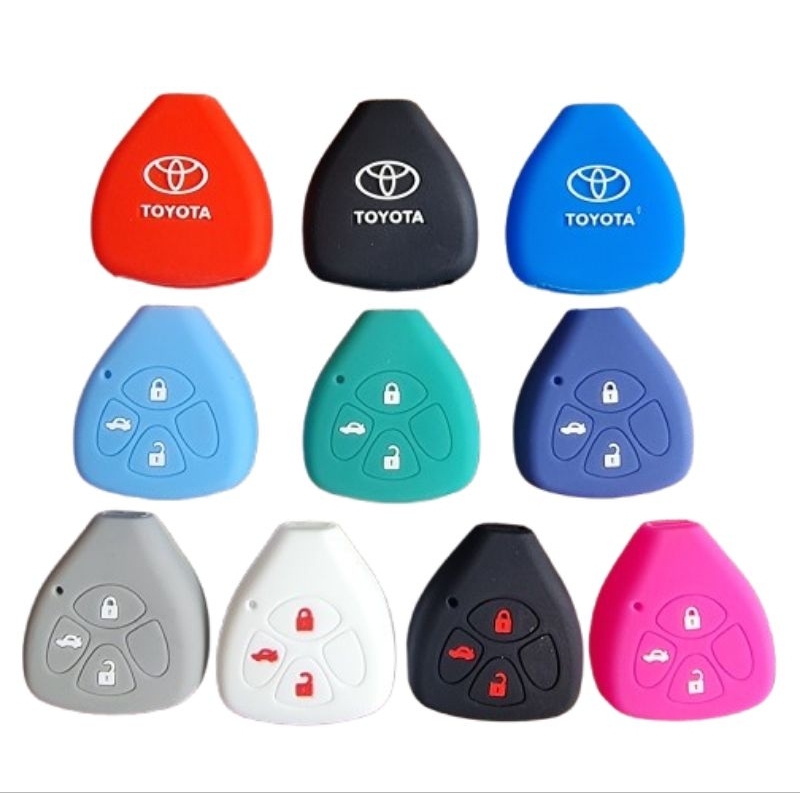 Jual Silikon Cover Kunci Remote Toyota Innova Lama Camry Vios Rav ...