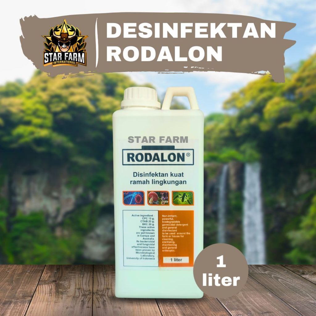Jual RODALON Desinfektan Pembasmi Kuman Virus Kandang Hewan 1 liter ...
