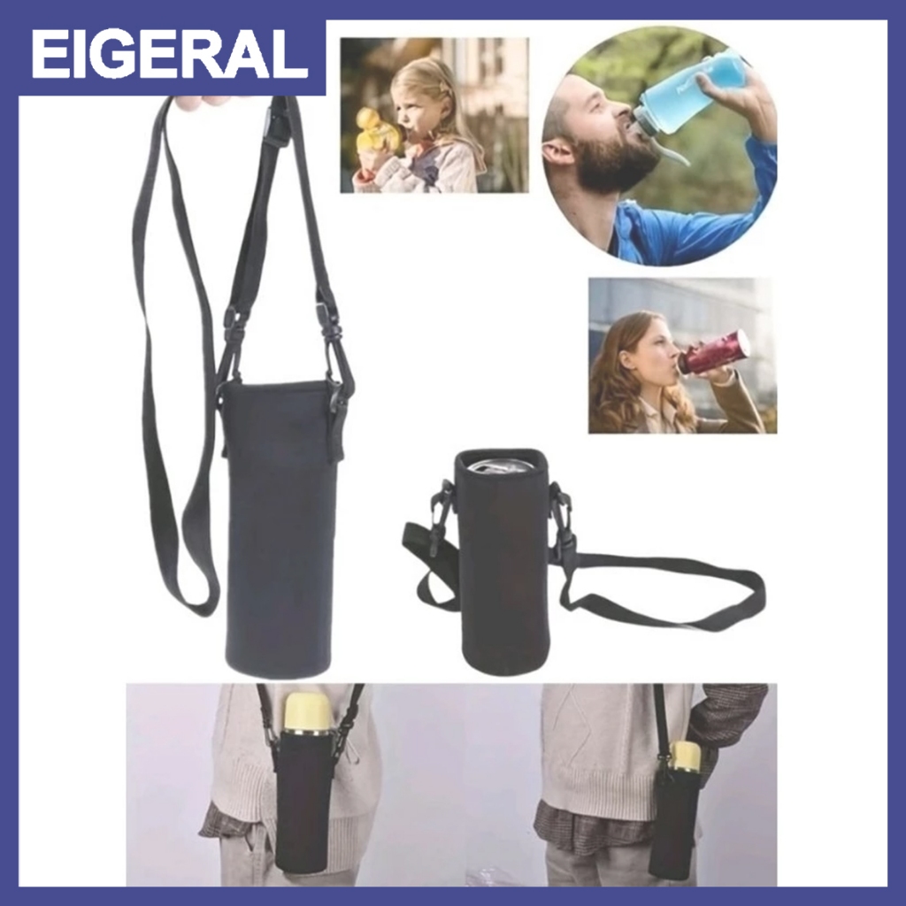 Jual Tas Botol Minum Tas Pembawa Botol Hitam 750ml/1000ml | Shopee ...
